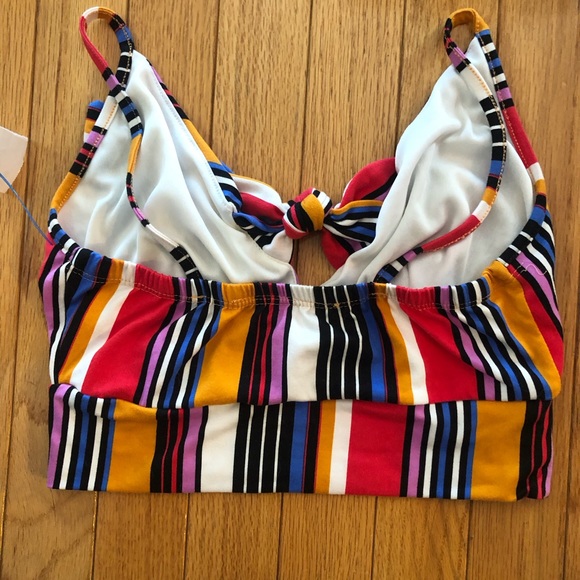 Tops | Multi Color Crop Tank Size Women Small Not Worn Thrifted With ...